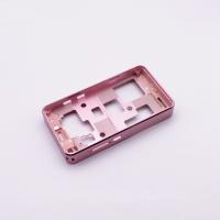 China High Precision CNC Machined Aluminum Parts Pink Anodized 0.01mm Tolerance for sale