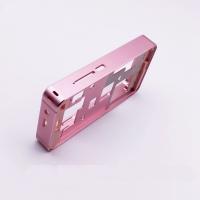 China High Precision CNC Machined Aluminum Parts Pink Anodized 0.01mm Tolerance for sale
