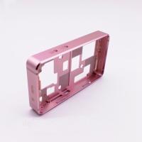 China High Precision CNC Machined Aluminum Parts Pink Anodized 0.01mm Tolerance for sale