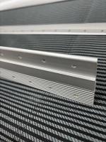 China Custom Aluminum Z Clip Brackets 6063 T5 for Interlocking Wall Mounting System 1m to 3m for sale