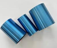 China PVD Coating Blue Stainless Steel Tube Brushing Treatment Chamfer Cutting for Motorcycle Exhaust Pipe Custom Size for sale