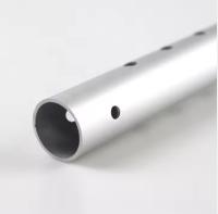 China Custom 6061 6063 T5 T6 Anodized CNC Machined Perforated Aluminum Round Tube Pipe for Folding Stool for sale