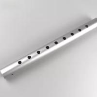 China Custom 6061 6063 T5 T6 Anodized CNC Machined Perforated Aluminum Round Tube Pipe for Folding Stool for sale