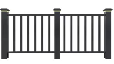 China Aluminum Balcony Glass Railing Profiles 0.8-5.0mm Thickness 6000 Series T6 Temper for Terrace Veranda Systems for sale