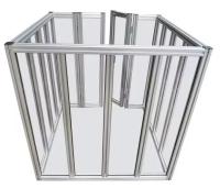 China Customized 4080 4040 T Slot Aluminum Extrusion Profile Frame for Robot Machine System for sale