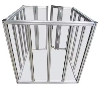 China Customized 4080 4040 T Slot Aluminum Extrusion Profile Frame for Robot Machine System for sale