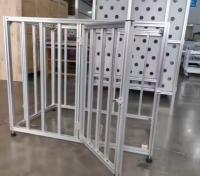 China Industrial Aluminum Extrusion Profile 2020 3030 Series T Slot Square Bars for Custom Bird Cage for sale