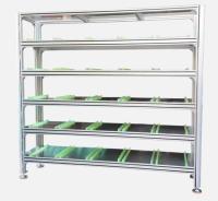 China Aluminum Extrusions Profile Storage Racks Heavy Duty Retail Shelving Display Case 40 Series 8mm Slot for sale