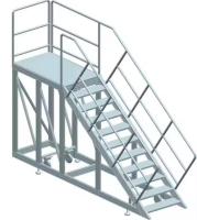 China Custom Industrial Aluminum Work Platforms 20-90 Series with 6-10mm Slots for Airport Maintenance for sale