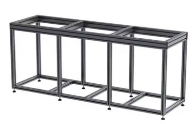 China Custom Aluminum Profile Aquarium Rack System 6063-T5 Anodized Fish Tank Stand for sale
