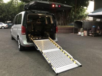 China Aluminum Alloy Wheelchair Entry Ramp for MPV Universal Vans 350kg Capacity 2100mm Length for sale