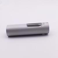 China Custom CNC Machined Aluminum Tube Alkali Sand Anodized with Etching LOGO 6063 for sale