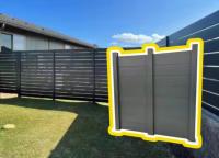China Powder Coating 6063 Aluminum Garden Privacy Fence Panels 80-100% Blockage for Outdoor Landscaping for sale