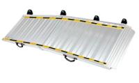 China Portable Folding Handcap Loading Metal Aluminium Wheelchair Ramp for Cargo Mini Van for sale