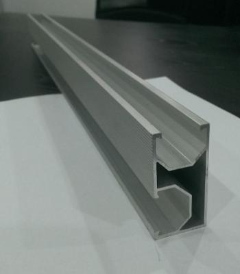 China OEM 6063 Anodized Aluminum Solar PV Mounting Rail 6005 T6 Extruded Profile for sale