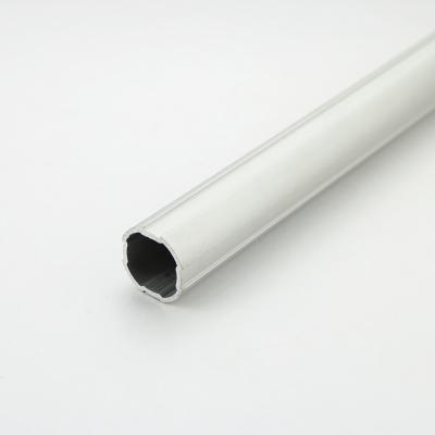 China Aluminum Alloy Pipe 6063 Extrusion Profile Mill Finish Round Tube 0.37kg per Meter for sale
