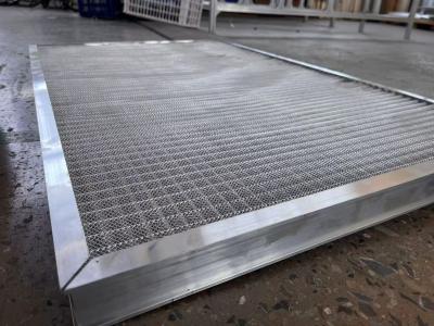 China Industrial HVAC Construction Air Purifier Aluminum Frame Metal Mesh Pre-Filter Washable 600x600mm for sale