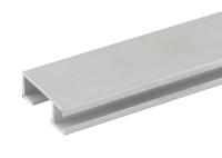 China Custom Silver Anodized Aluminum Extrusion Profile for Gallery Museum Art Display with 6063-T5 / 6061-T6 Alloy for sale