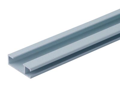 China Custom Silver Anodized Aluminum Extrusion Profile for Gallery Museum Art Display with 6063-T5 / 6061-T6 Alloy for sale