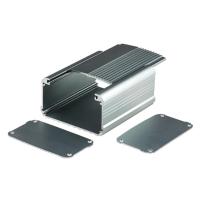 China Custom 6063-T5 Extruded Aluminum Solar Inverter Enclosure with Heat Dissipation Fins for Energy Storage and Power Electronics for sale
