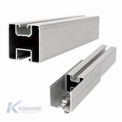 China Aluminum Solar Panel Mounting Rail / Solar Rail / PV Mounting Rail / Aluminum Extrusion Profile / Rooftop Solar / AL6005-T5 for sale