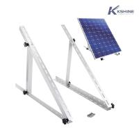 China Custom AL6005-T5 Adjustable Aluminum Solar Panel Triangle Mounting Bracket for Flat Roof, Ground and Photovoltaic PV Systems for sale