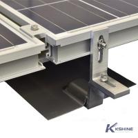 China Custom AL6005-T5 Anodized Aluminum Solar L Foot Mounting Bracket with SUS304 Fasteners for Metal Roof Photovoltaic PV Systems for sale