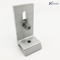 China Custom AL6005-T5 Anodized Aluminum Solar L Foot Mounting Bracket with SUS304 Fasteners for Metal Roof Photovoltaic PV Systems for sale