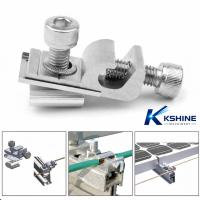 China Custom AL6005-T5 Aluminum Solar Grounding Lug with SUS304 Hardware for Rooftop, Ground and Carport PV Mounting Systems for sale