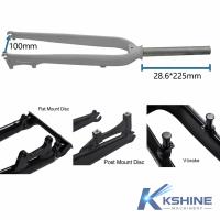 China Custom 6061-T6 Aluminum Bicycle Fork Tubes with Sandblasting + Anodizing for OEM MTB, Road, Gravel and E-Bike Front Forks for sale