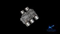 China Custom Precision Machined Aluminum Solenoid Modulator Valve Sleeve and End Plug for Automatic Transmission Hydraulic Control Systems for sale
