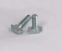 China Steel Grade 8.8 M8 T Bolt for 10 Slot Aluminum Extrusion Connecting Hammer Bolt for sale