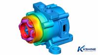 China Custom Precision Machined Aluminum Electric Oil Pump Housing and Cover for Automotive Transmission, E-Drive Lubrication and Cooling Systems for sale