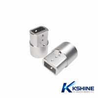 China Custom 6061-T6 Aluminum Automotive Sensor Housing and Threaded Adapter CNC Machined Components for Pressure, Temperature and Engine Management Systems for sale