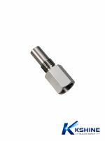 China Custom 6061-T6 Aluminum Automotive Sensor Housing and Threaded Adapter CNC Machined Components for Pressure, Temperature and Engine Management Systems for sale