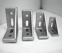 China Aluminum Right Angle T Slot Corner Bracket 30x60 with Plastic Cap for Industrial Machinery for sale