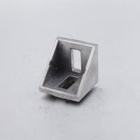 China 45 Degree Angle Connector T Slot Aluminum Extrusion 20x20 Corner Bracket with Cap for sale