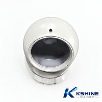 China Custom CNC Machined Aluminum Camera Housing and Security Camera Enclosure with Dome Cover for CCTV Surveillance Systems for sale