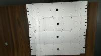 China Anodized 6061 T6 Aluminum Heat Sink Flat Wide Shape CNC Precision Holes 25um for sale