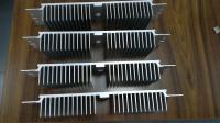 China Anodized 6061 T6 Aluminum Heat Sink Flat Wide Shape CNC Precision Holes 25um for sale