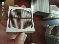 China Branching Shape Tubular Aluminum Heat Sink Profiles with Tapping Holes - 6063/6061 Alloy, 25μm Anodizing, 60μm Powder Coating for sale