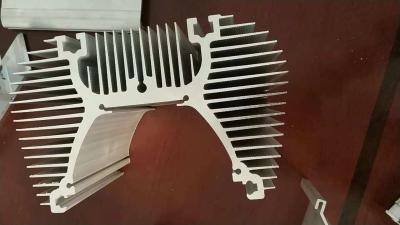China Branching Shape Tubular Aluminum Heat Sink Profiles with Tapping Holes - 6063/6061 Alloy, 25μm Anodizing, 60μm Powder Coating for sale
