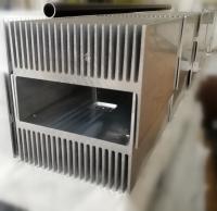 China 6061 T6 Rectangular Aluminum Heat Sink Extrusion for CNC Equipment 20x Fin Aspect Ratio for sale
