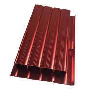 China 6063 Aluminum Housing CNC Machining Parts Anodized Aluminium Profile Red Color for sale