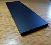 China CNC Drilling Machined Extruded Aluminum Profile High Precision Black Anodized 6063 T6 for sale