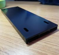 China CNC Drilling Machined Extruded Aluminum Profile High Precision Black Anodized 6063 T6 for sale