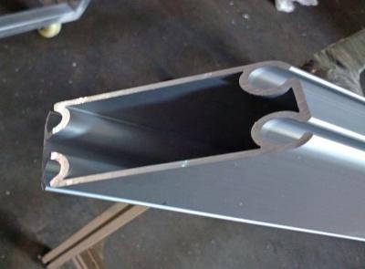 China 100×48mm Clear Anodized Aluminum Extrusion Tent Profile with 45-Degree Cutting | 6063T5 Alloy 0.8-5.0mm Thickness for sale
