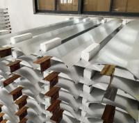 China 6063T5 Brushed Anodizing Aluminum Extrusion Profile 5.8M Length for Air Conditioner Panels with 12-15 Year Outdoor Lifespan for sale