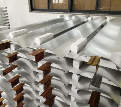China 6063T5 Brushed Anodizing Aluminum Extrusion Profile 5.8M Length for Air Conditioner Panels with 12-15 Year Outdoor Lifespan for sale