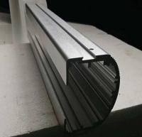 China Bright Silver Anodized 6063 T5 Aluminum Extrusion Enclosure With CNC Drilling for sale